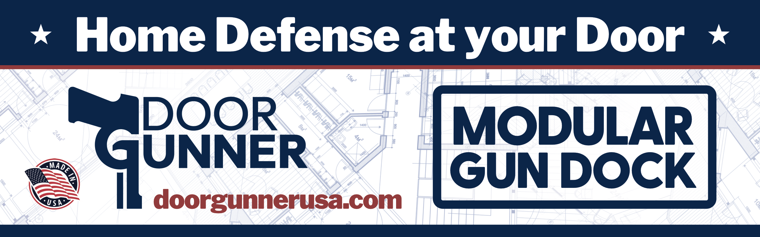 Door Gunner USA – Modular Gun Dock. Home Defense At Your Door!